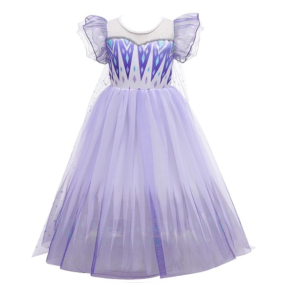 Dresses | Frozen Elsa Purple Costume Dress | Poshmark
